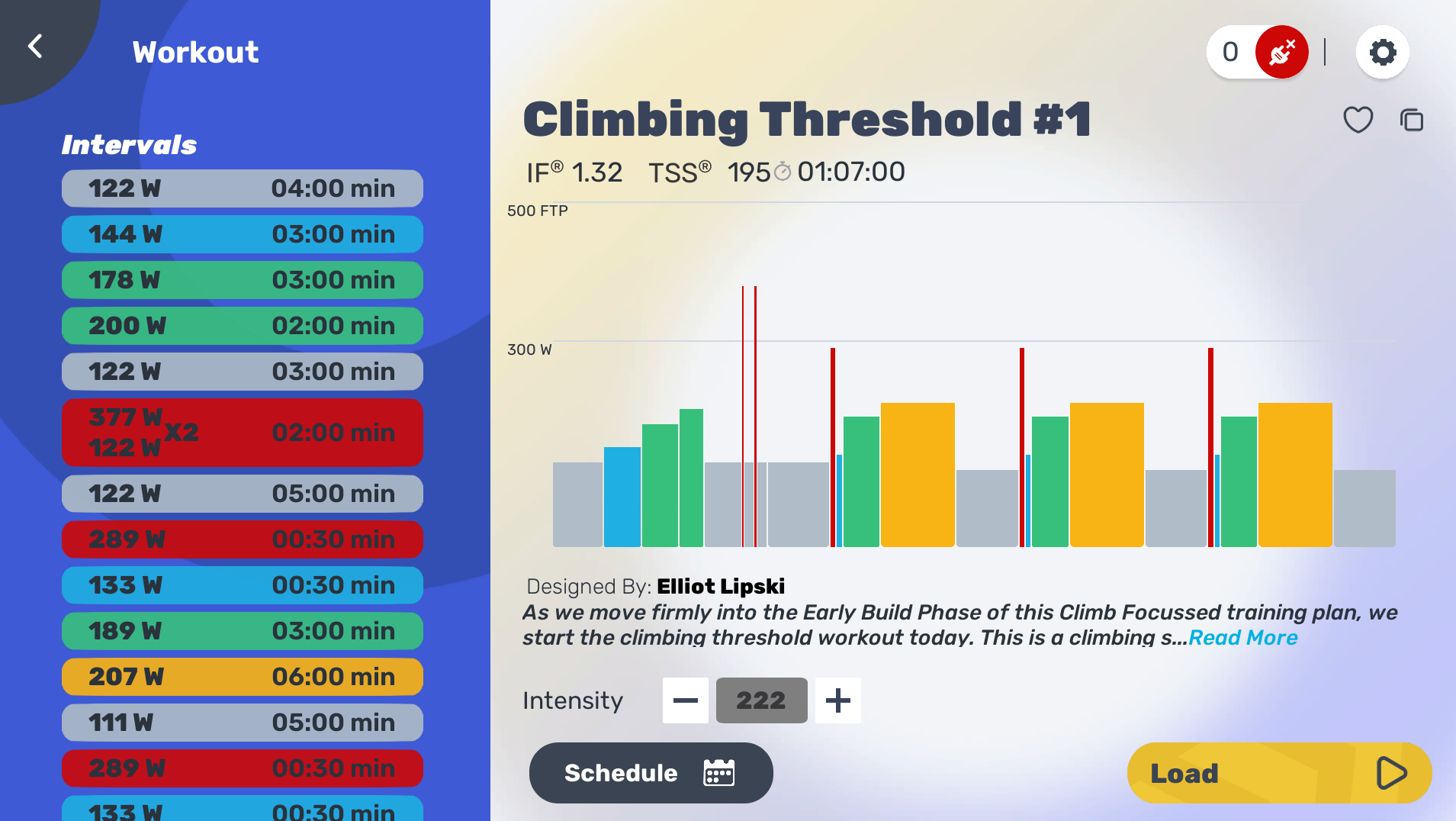 Les entraînements sur MyWhoosh - Sykkel
